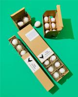 China Custom Size Gift Quail Egg Packing Box Custom Recyclable For Farm Cardboard Paper for sale