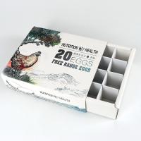 China Corrugated Paper Cardboard Easter Egg Gift Box Cartons Food Packaging 18 Pack for sale