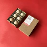China Folders Custom Corrugated Cardboard Egg Paper Box Brown CMYK With Divider for sale