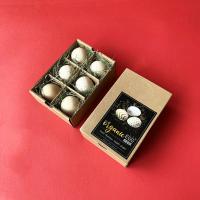China Folders Custom Corrugated Cardboard Egg Paper Box Brown CMYK With Divider for sale