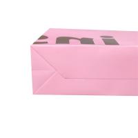 China Self Erecting Kraft Christmas Gift Bags Printed Branded Packaging Festival Gift Bags for sale