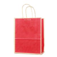 China ODM/OEM Screen Printing Brown Kraft Paper Pouch Bag Gift Bags Bulk Carry Out for sale