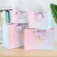 China Brown White Personalised Paper Bags Recycled Kraft Paper Shopping Bags Mailer Tea for sale