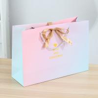 China Brown White Personalised Paper Bags Recycled Kraft Paper Shopping Bags Mailer Tea for sale