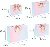 China Brown White Personalised Paper Bags Recycled Kraft Paper Shopping Bags Mailer Tea for sale