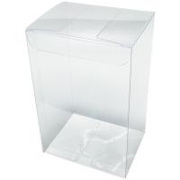 China Transparent Small PVC Gift Box PET Plastic Folding Packing In Bulk for sale