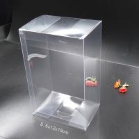 China Transparent Small PVC Gift Box PET Plastic Folding Packing In Bulk for sale