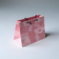China Custom Printed Eco-Friendly Paper Gift Bags with Cotton Rope Handles for sale