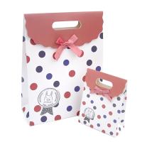 China Custom Logo Recyclable Grey Board Gift Bag with UV Printing for sale
