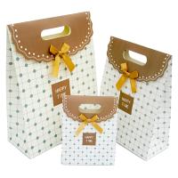 China Custom Logo Recyclable Grey Board Gift Bag with UV Printing for sale
