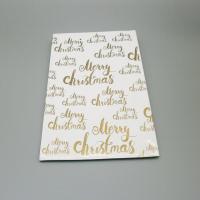China Christmas Recyclable Paper Gift Bag with Drawstring 10x12in for sale