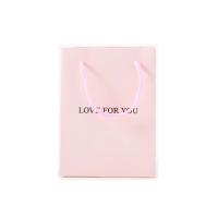 China Custom Recycled Art Paper Gift Bags 12x8x4in with Logo Printing for sale