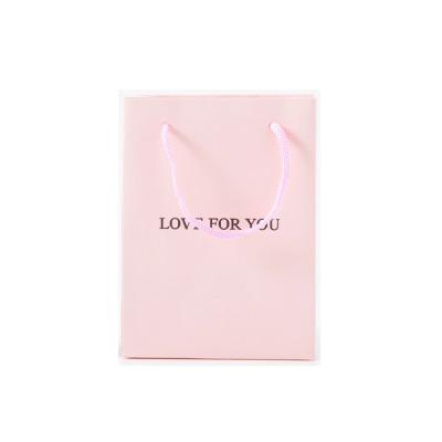 China Custom Recycled Art Paper Gift Bags 12x8x4in with Logo Printing for sale