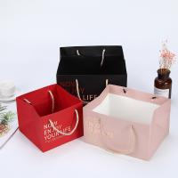 China Custom 10x10cm Recycled Art Paper Food Packaging Bags with Zipper Top for sale