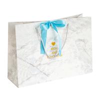 China Recycled Jewelry Wine Paper Mailer Bag with PP Handle 10x12cm for sale