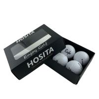 China Golf Ball Packaging Box with Window for 12 Balls One Dozen Capacity and MOQ 500pcs for sale