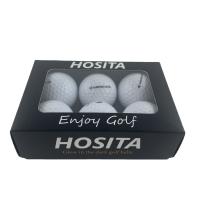 China Golf Ball Packaging Box with Window for 12 Balls One Dozen Capacity and MOQ 500pcs for sale