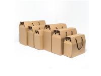 China Custom Recyclable 3mm Thickness Corrugated Paper Fruit Packaging Box for Food for sale