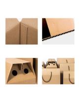 China Custom Recyclable 3mm Thickness Corrugated Paper Fruit Packaging Box for Food for sale