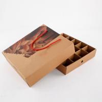China Custom Eco-friendly Quail 20 Eggs Box with Handle - Brown Corrugated Cardboard Egg Carton for Packaging for sale