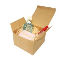 China 6x6x4 Inch Food Grade Kraft Paper Gift Box with 350g Recyclable Material for Chocolate and Bakery for sale