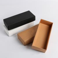 China Customized Printing Recycled Kraft Paper Socks Packaging Box with MOQ 500pcs for sale