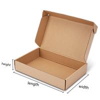 China Custom Logo Eco-friendly Craft Paper Mailer Box 15*15*5cm for Apparel Packaging for sale