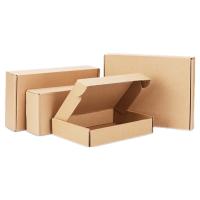 China Custom Logo Eco-friendly Craft Paper Mailer Box 15*15*5cm for Apparel Packaging for sale