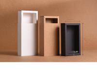 China Wholesale Custom Foldable Sliding Rectangle Gift Coffee Mug Packaging Kraft Paper Box with Drawer Eco Packaging for sale