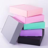 China Wholesale Price Custom Kraft Corrugated Paper Shoes Clothing Packaging Shipping Mailing Gift Boxes for Clothing Brand for sale