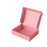 China Factory Wholesale Custom Hot Sale Black Luxury Folding  Airplane Corrugated Paper Cosmetics Shipping Mailer Box With Logo for sale