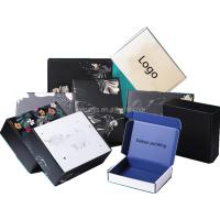 China Factory Wholesale Custom Hot Sale Black Luxury Folding  Airplane Corrugated Paper Cosmetics Shipping Mailer Box With Logo for sale