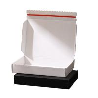 China China Wholesale Custom Simple Creative Black Paper Zip Detachable Parcel Shipping Mailer Box Packaging with logo for sale
