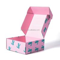 China Wholesale Custom Hot Sale Creative Colorful Foldable Paper Corrugated Cardboard Packaging Mailer Box for Dress for sale