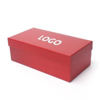 China Manufacturer Wholesale Price Custom Different Sizes Corrugated Rigiding Mounting Colorful Shoe Box with logo for sale