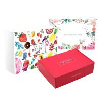 China Manufacturer Private Label pink Cardboard Box Flip Top Design Mailer Box Carton Packaging High Quality Custom Design Shoe Box for sale