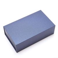 China Custom Large Book Shape Paper Cardboard Magnetic Folding Gift Box Packaging with Ribbon Tie for Handbags for Clothes for Makeup for sale