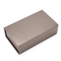 China Custom Large Book Shape Paper Cardboard Magnetic Folding Gift Box Packaging with Ribbon Tie for Handbags for Clothes for Makeup for sale