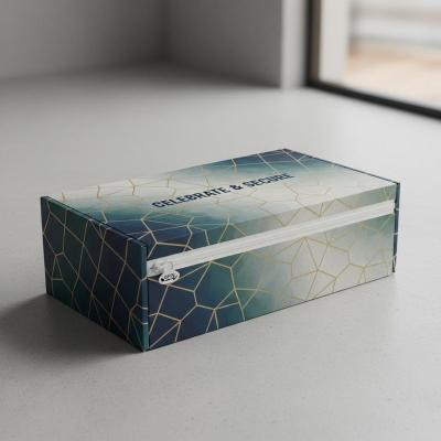 China Customized Thickness Mailer Gift Box with Advanced Printing and Detachable Zip Feature for Secure Packaging for sale