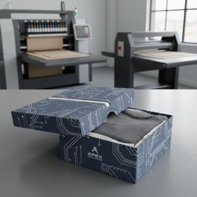 China Customized Shape Mailer Gift Box with Detachable Zip Feature and Advanced Printing Equipment for Apparel Packaging for sale