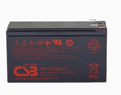China CSB HR1234W 12V 9AH Valve Regulated Lead Acid Battery New Original for sale