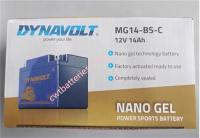China DYNAVOLT MG14-BS-C Battery 12V 14Ah New Original Blue Color Motorcycle Battery for sale