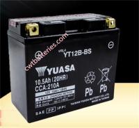 China Yuasa YT12B-BS Battery 12V 10Ah 10HR Motorcycle Battery New Original for sale