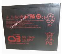 China CSB GPL12800 12V 80AH Rechargeable VRLA Battery New Original Energy Store Battery for sale
