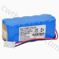 China Fukuda FC-1760 Defibrillator Medical Batteries Replacement 10N-3000SCR 12V 3000mAh for sale