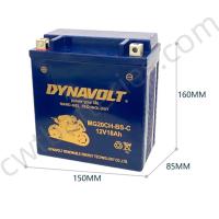 China DYNAVOLT MG20CH-BS-C Motorcycle Battery 12V 18Ah NANO GEL Batteries AGM Replacement Accessories for sale