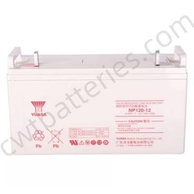 China NP120-12 YUASA VRLA Battery Rechargeable Valve Regulated Gel 12V 120AH for sale
