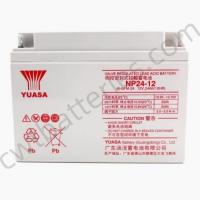 China 12V 24AH Rechargeable AGM UPS VRLA Batteries YUASA NP24-12 for Solar System Energy Storage for sale