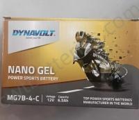 China Nano Gel Motorcycle Dyna Battery Replacement 12V 6.5Ah MG7B-4-C for sale