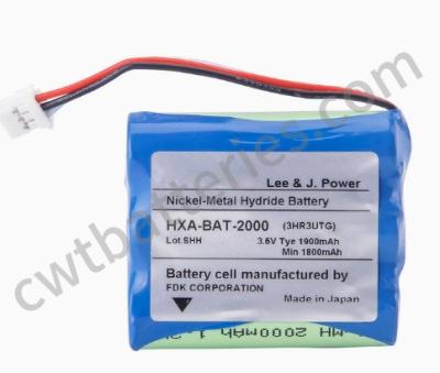 China Rechargeable 3.6V 1900mAh NiMH Medical Equipment Battery HXA-BAT-2000 BAT-2000 For Omron HBP-1300 Monitor for sale